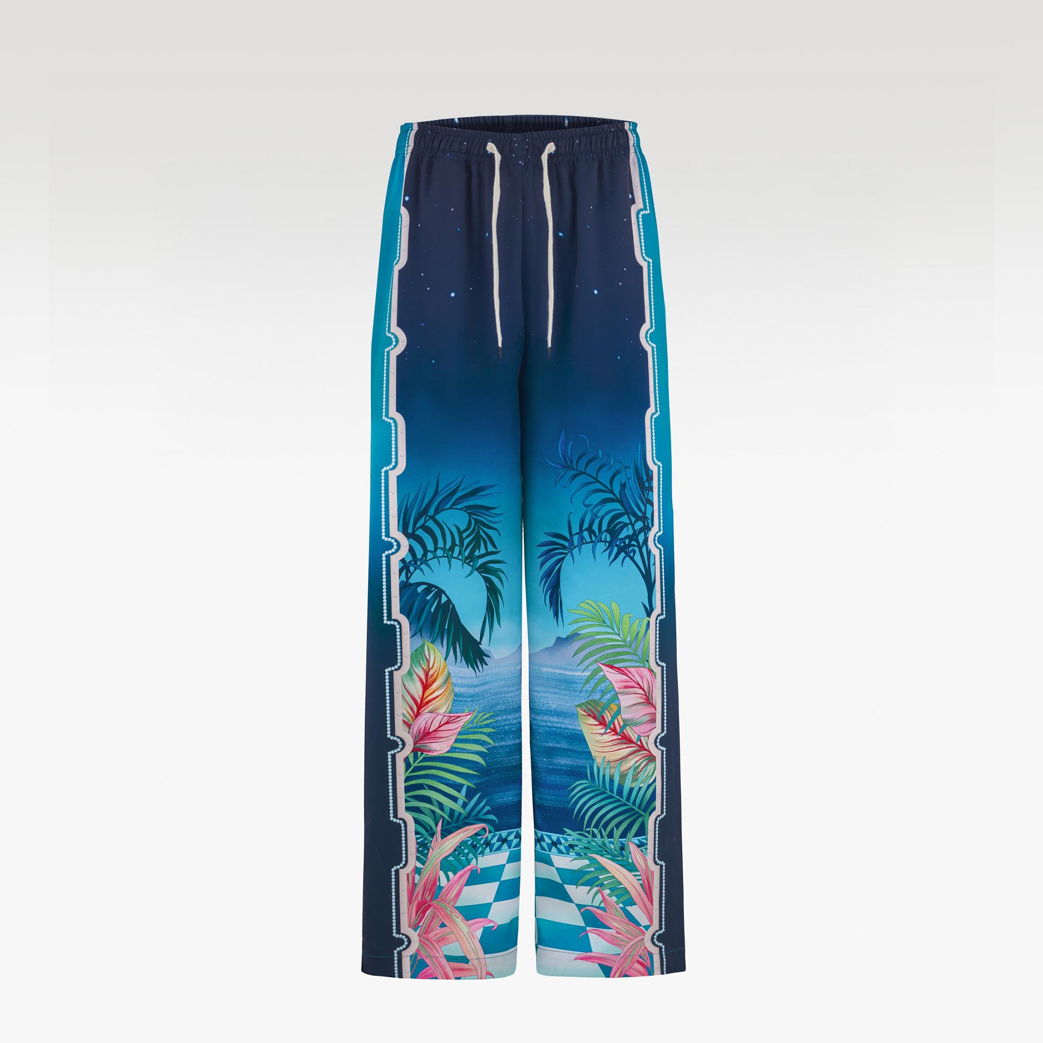 The Playa Duke Silk Pants | Premium Printed Silk Taffeta Luxury Maxima ...