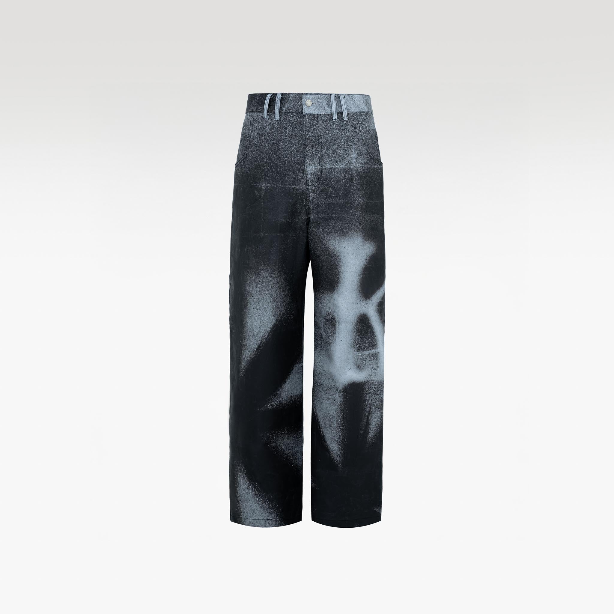 Blade Runner Kaki Pants | Streetwear Graffiti Wide-Leg Statement ...